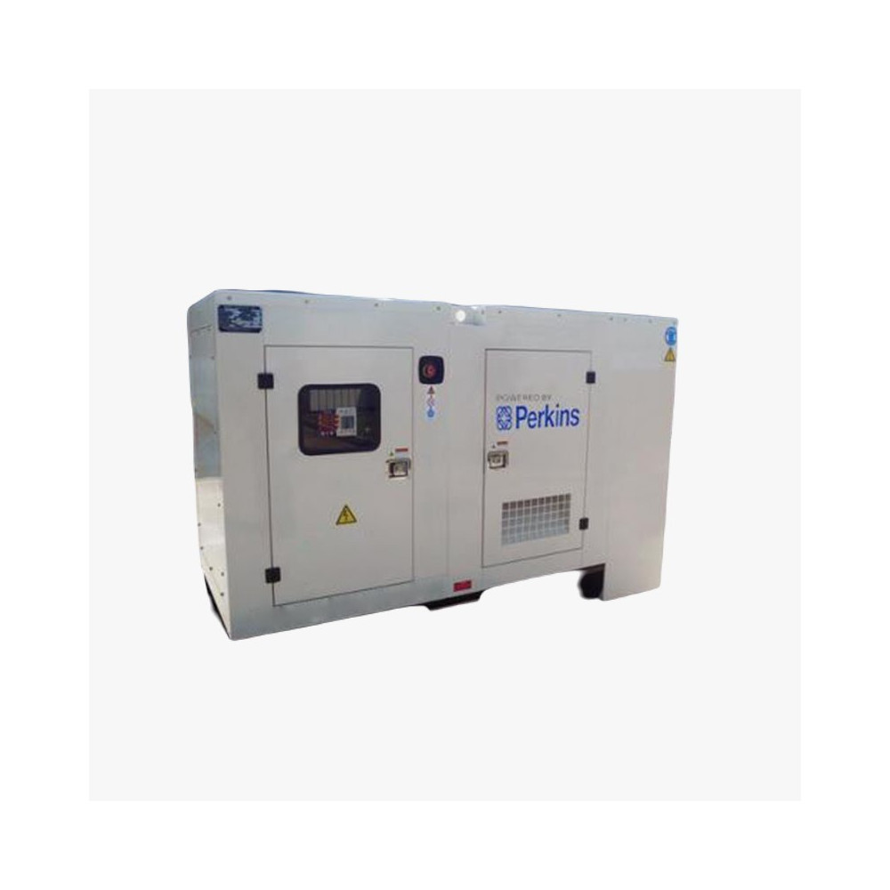Perkins : Groupe électrogène 30 Kva Silencieux a Puissance Diesel - Blanc