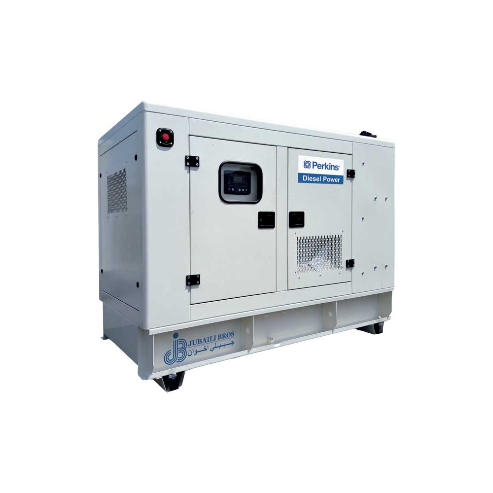 Perkins : Groupe électrogène 30 Kva Silencieux a Puissance Diesel - Blanc